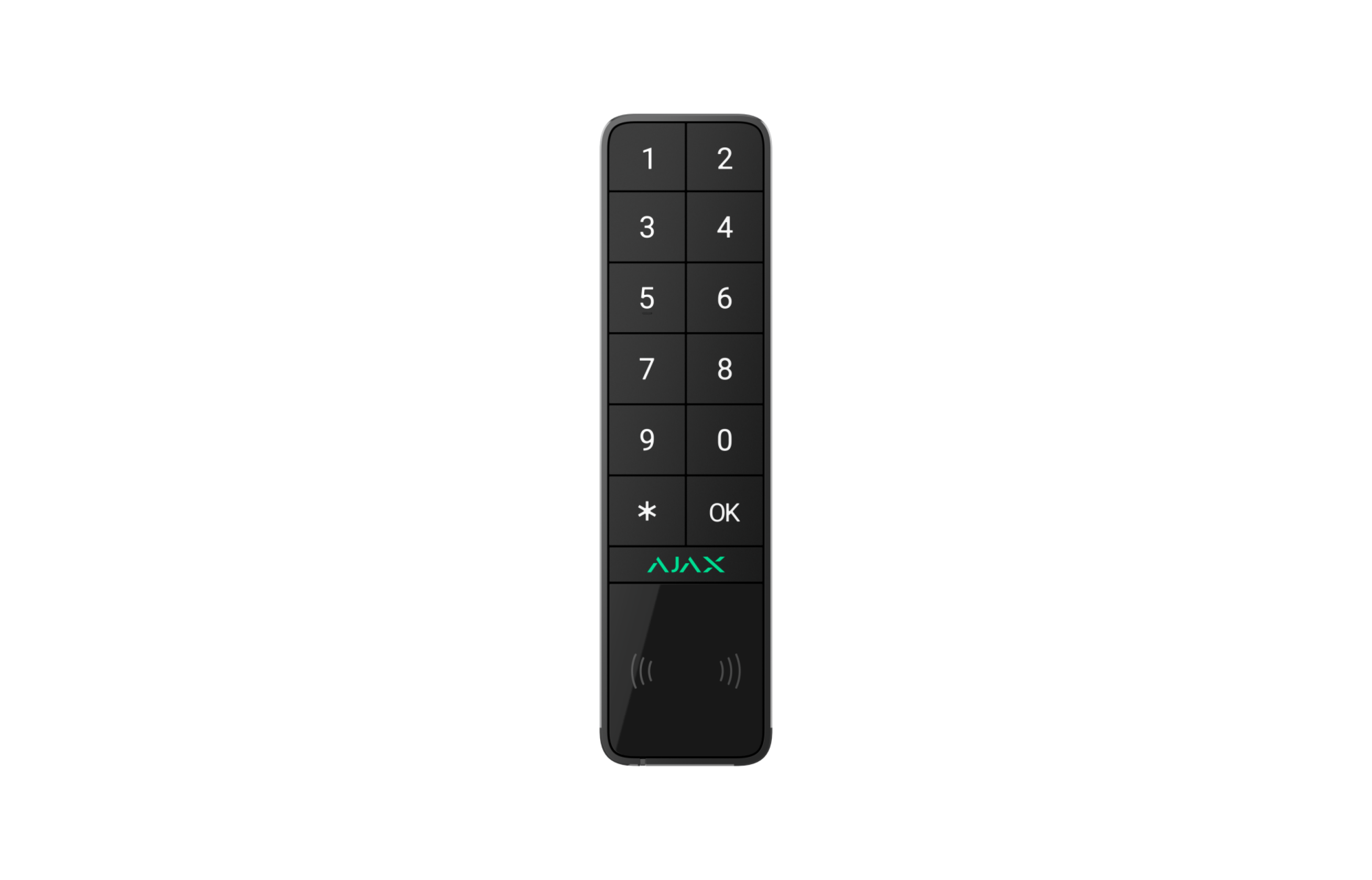 Ajax Baseline KeyPad Outdoor Jeweller Black | Wireless Keypad ...