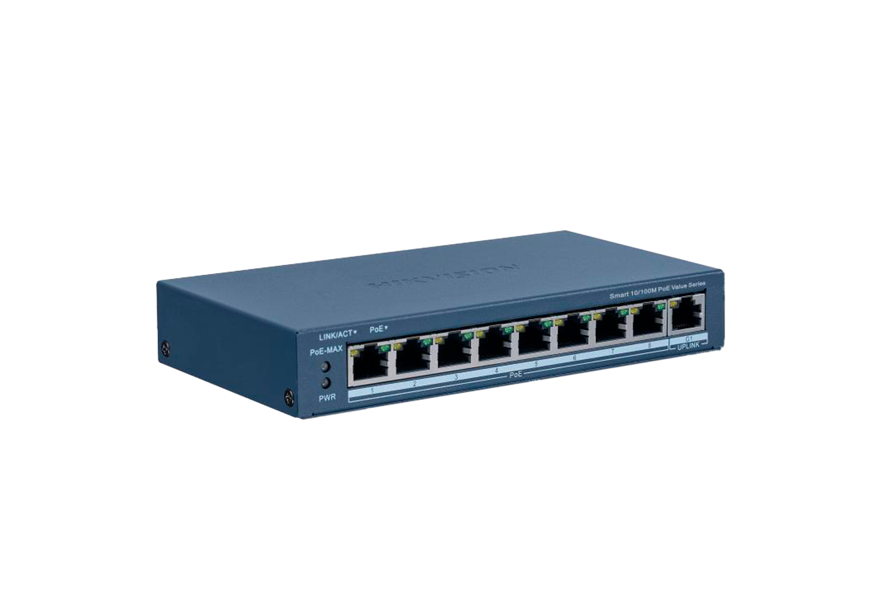 Hikvision DS-3E1309P-EI/M | Manageable 8-Port PoE Switch for IP Cameras ...