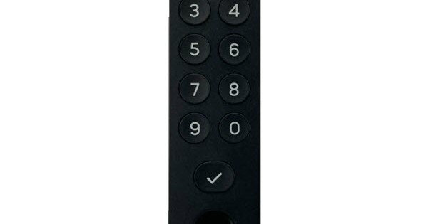 Tedee Keypad PRO Black TKV2.0 | Access via PIN code & fingerprint ...